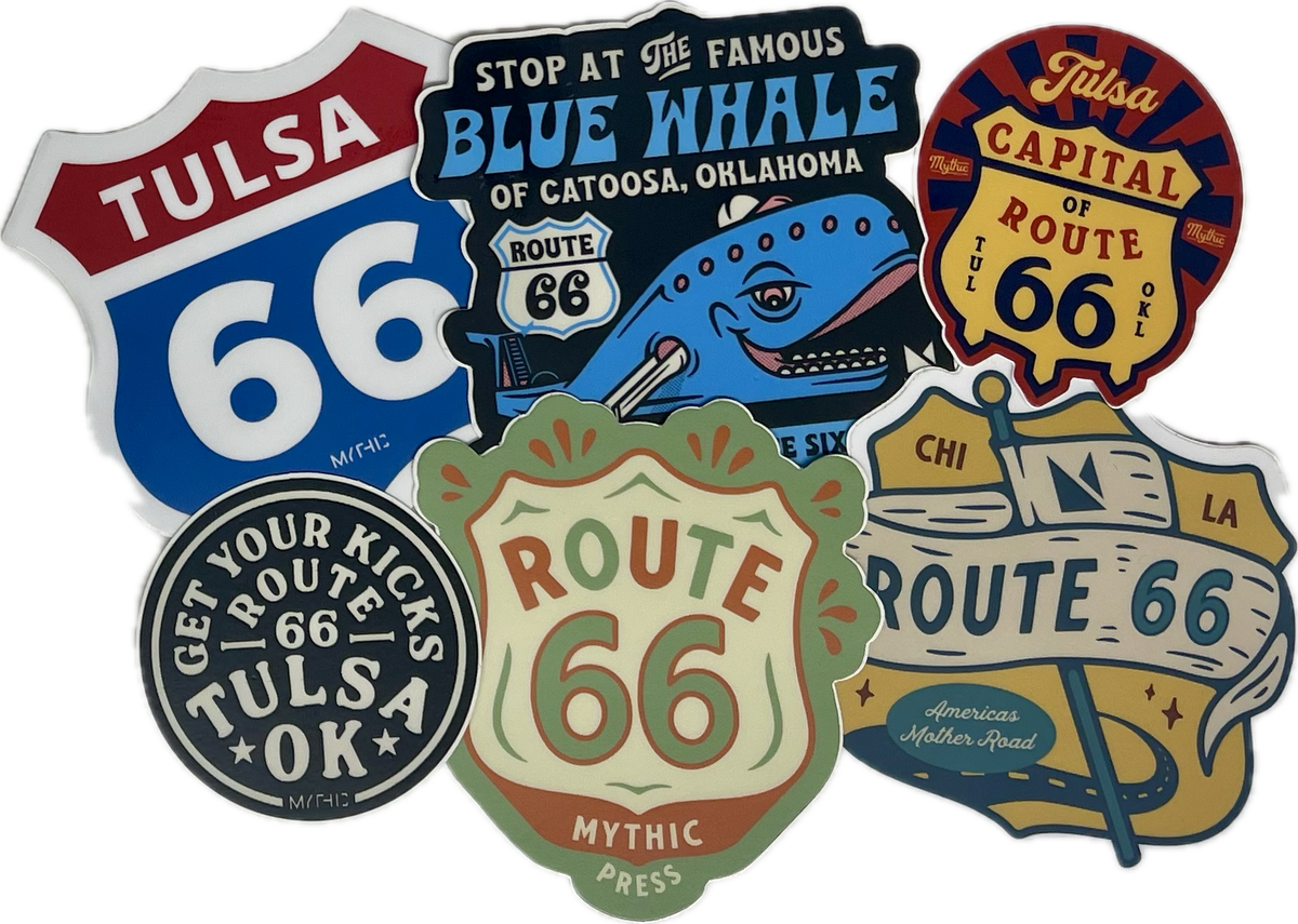 Route 66 Sticker Pack – Mythic Press