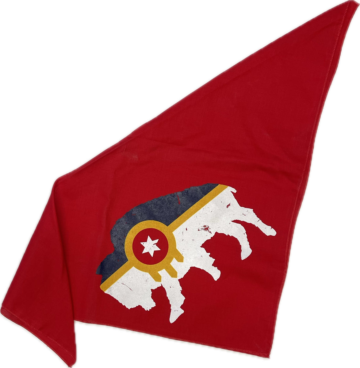 Tulsa Bison Flag Bandana – Mythic Press