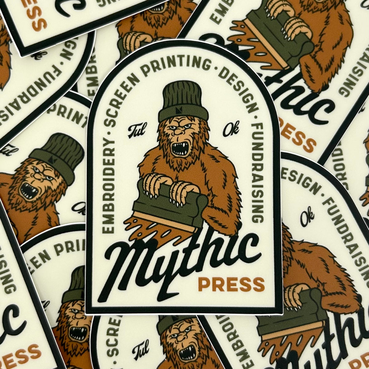 Mythic Sasquatch Sticker – Mythic Press