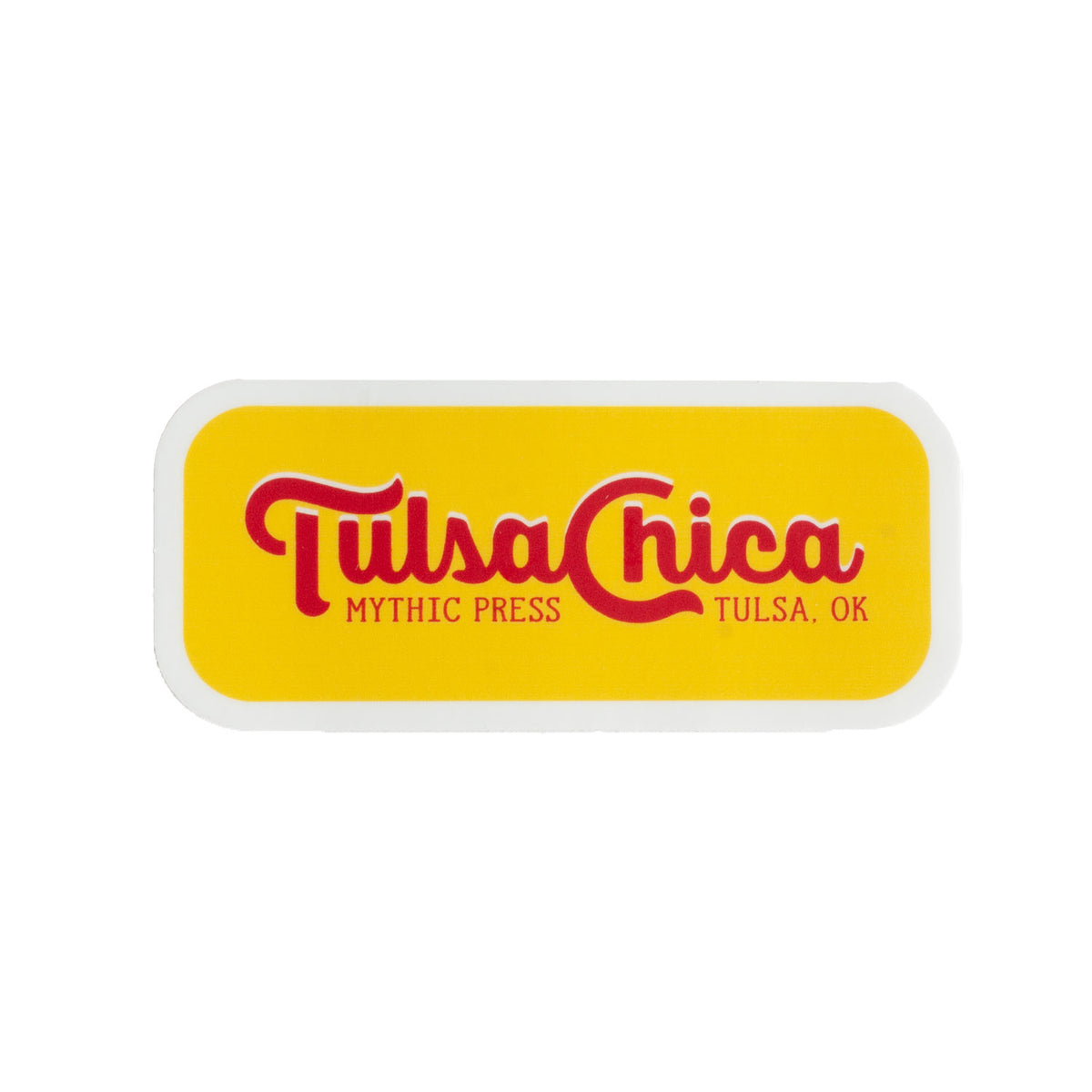 Tulsa Chica Sticker – Mythic Press