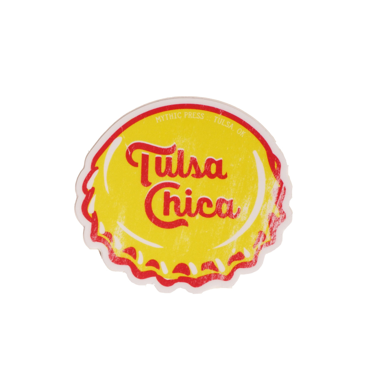 Tulsa Chica Sticker – Mythic Press